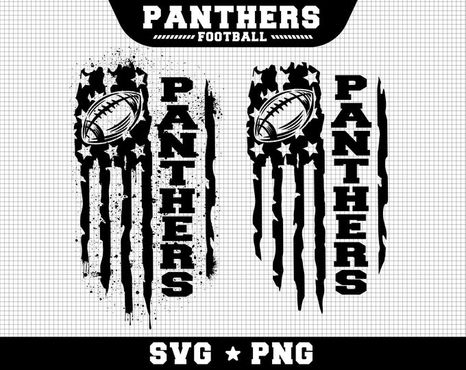 Panthers Football Svg, Panthers Svg, Game Day Svg, Football SVG, USA ...