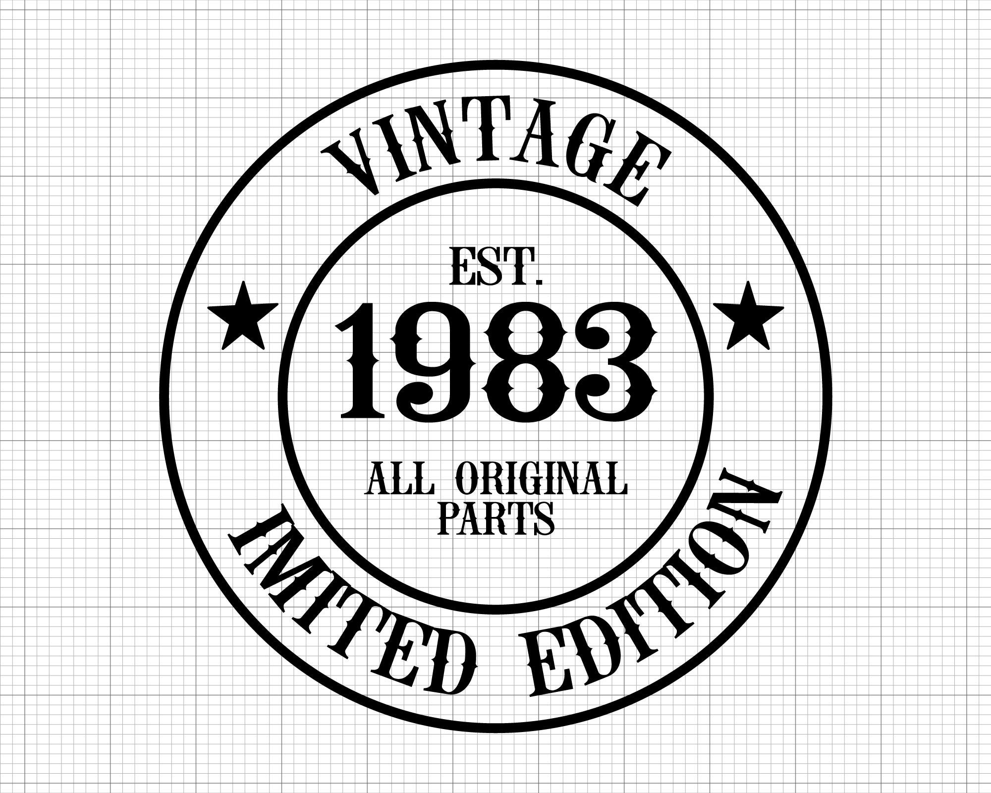 39th Birthday Svg Digital Download All Original Parts Svg - Etsy