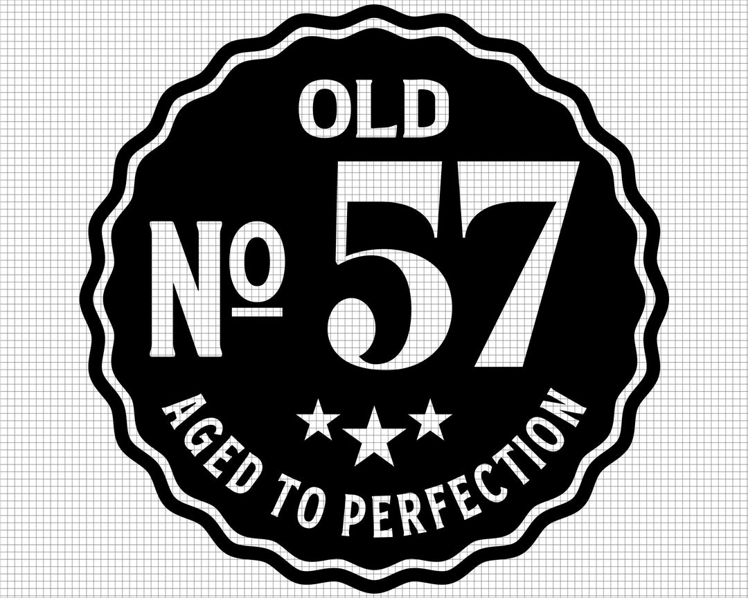 Old Number 57 Svg, Aged to Perfection Svg, Digital Download, 57th ...