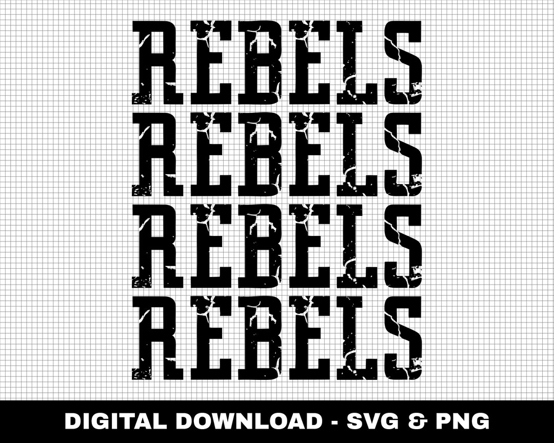 Rebels Svg, Distressed Svg, Basketball Svg, Cricut, Sports Svg, Stacked ...