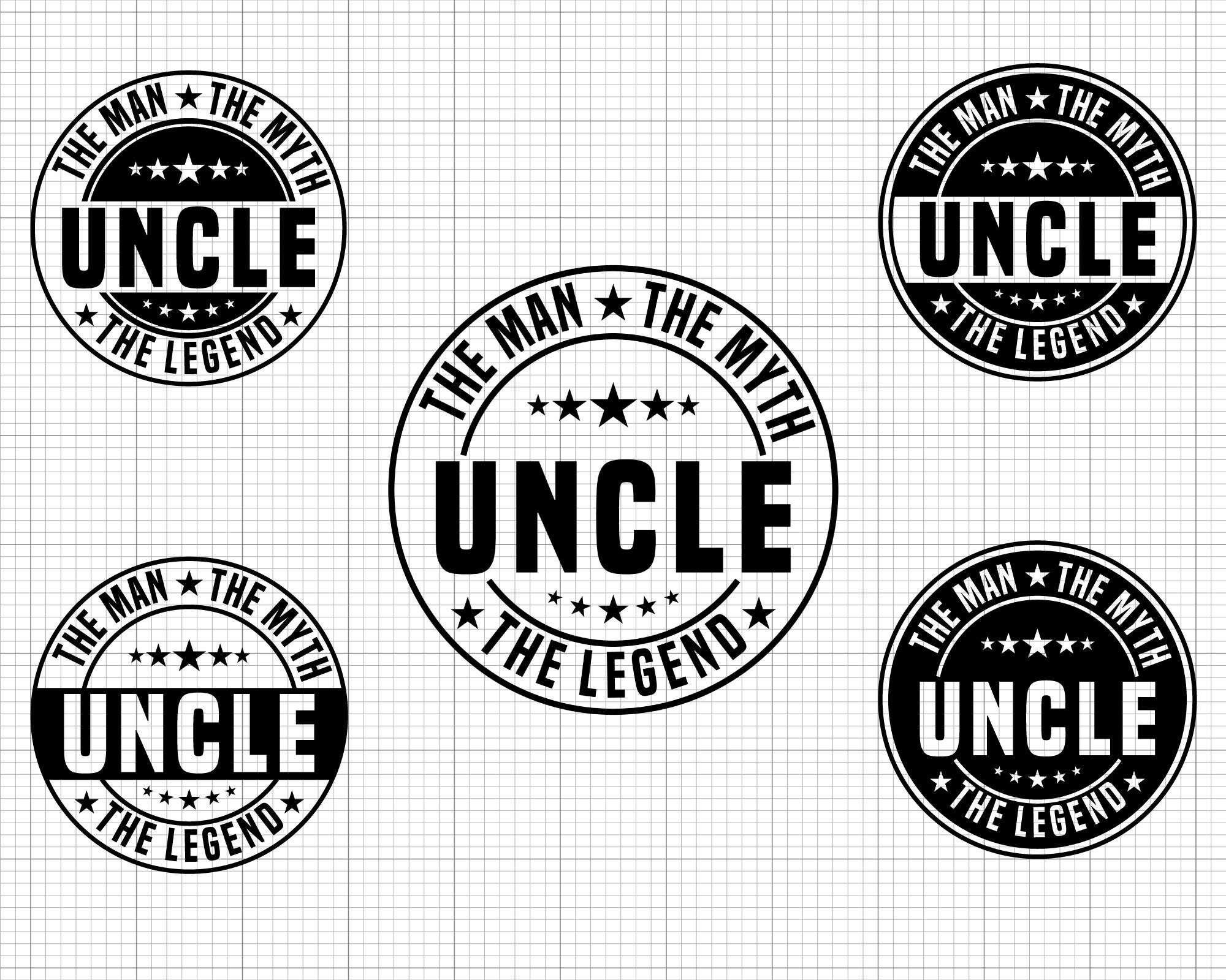 Tío svg el hombre el mito la leyenda svg descarga digital - Etsy México