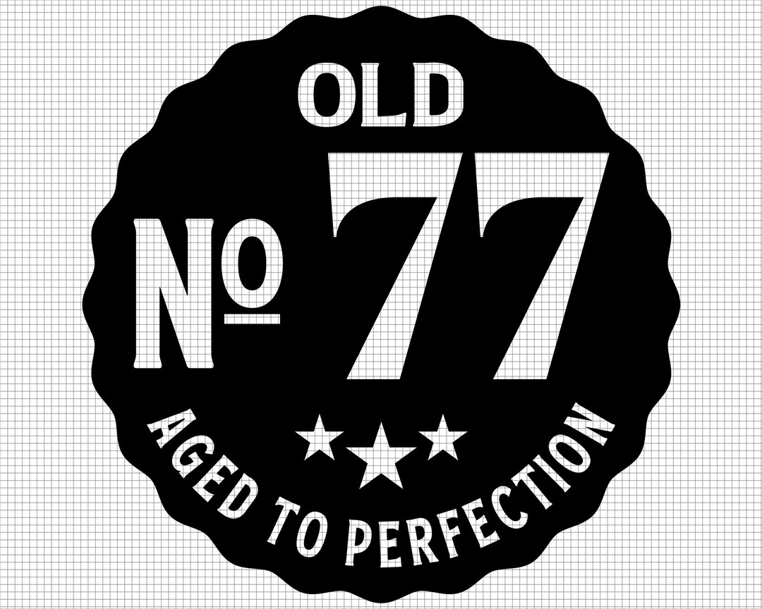 Old Number 77 Svg, Aged to Perfection Svg, Digital Download, 77th ...