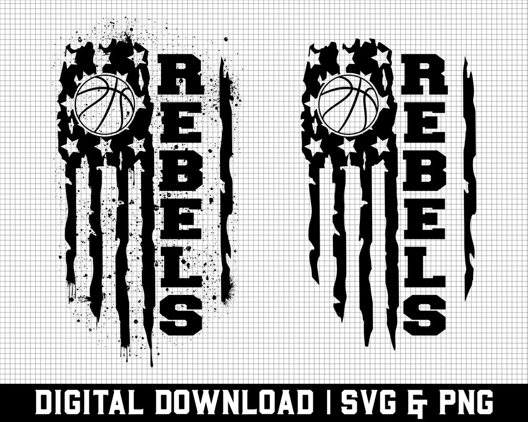 Rebels Basketball Svg, Rebels Svg, Game Day Svg, Team Spirit Svg ...