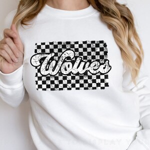 Wolves Retro Team Design Png, Wolves Mascot Png, Digital Download ...