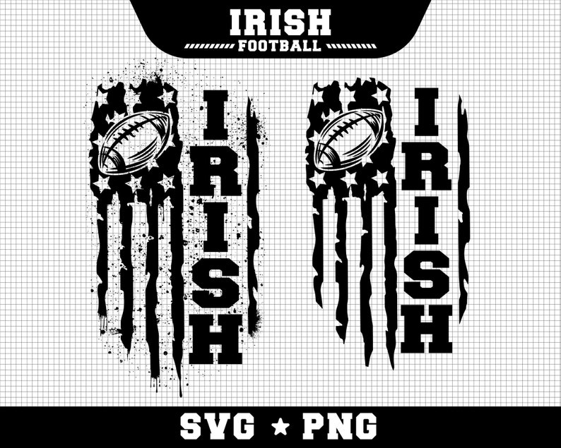 Irish Svg, Game Day Svg, Irish Football Svg, Football SVG, USA Flag SVG ...