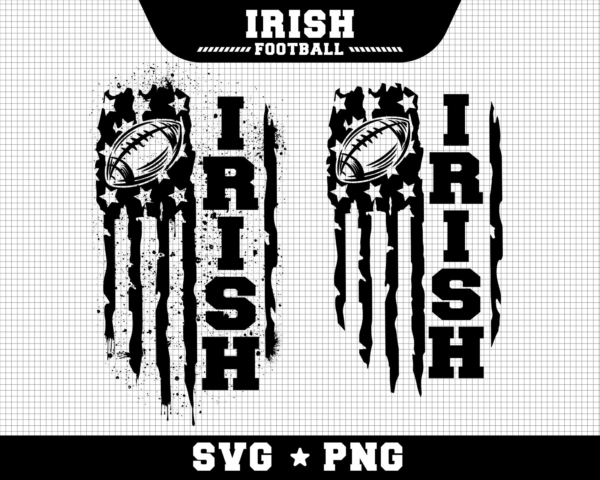 Irish Svg Game Day Svg Irish Football Svg Football SVG USA - Etsy