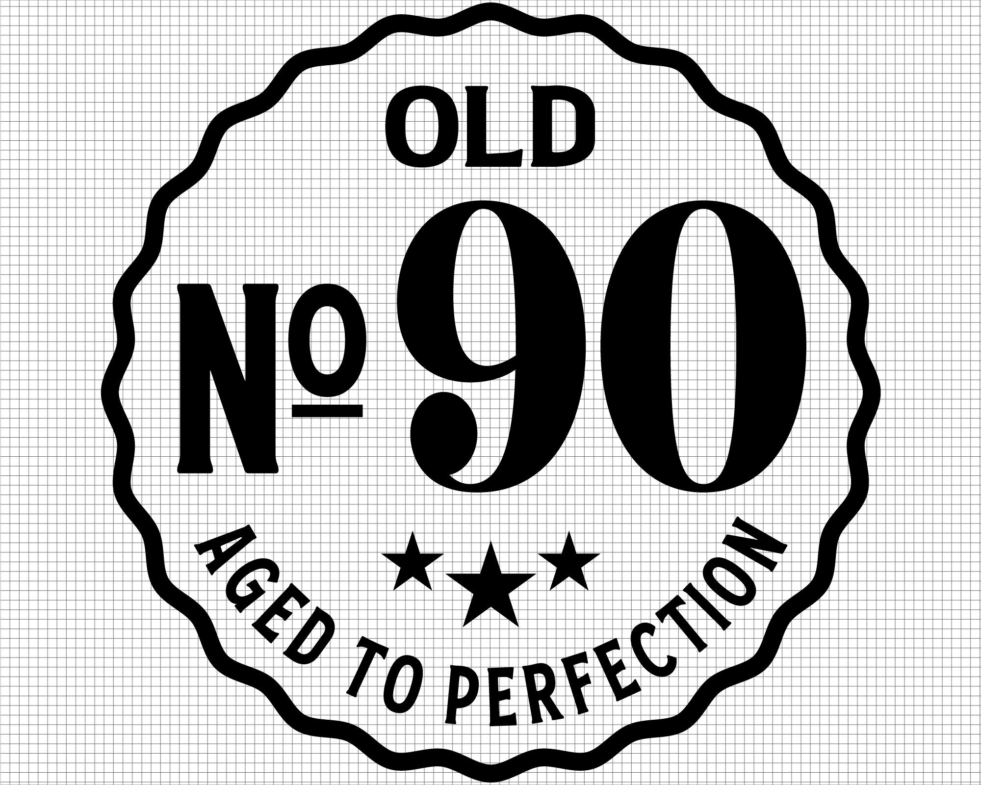 Old Number 90 Svg Aged to Perfection Svg Digital Download - Etsy