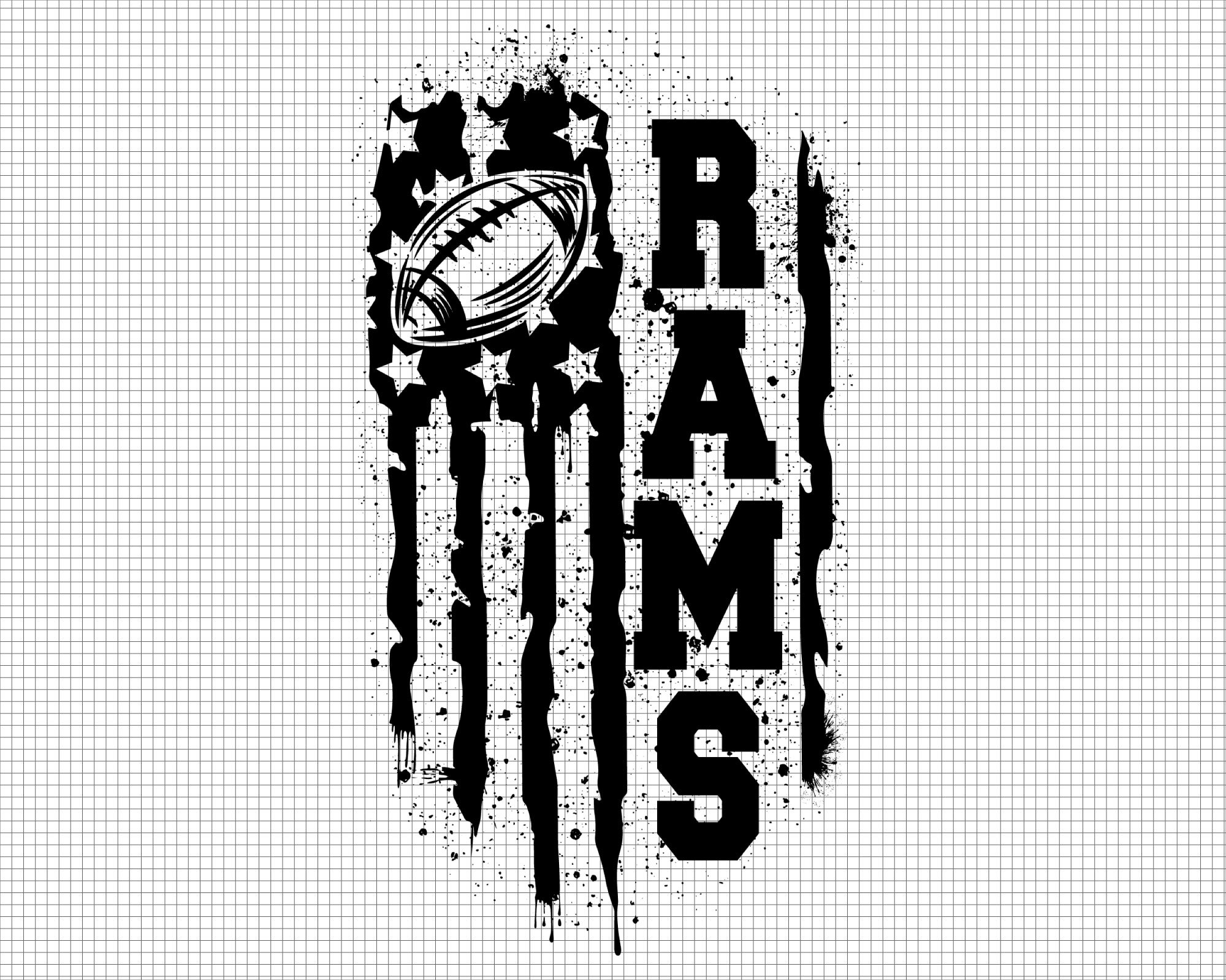 Rams Football Svg Rams Svg Game Day Svg Football SVG USA - Etsy