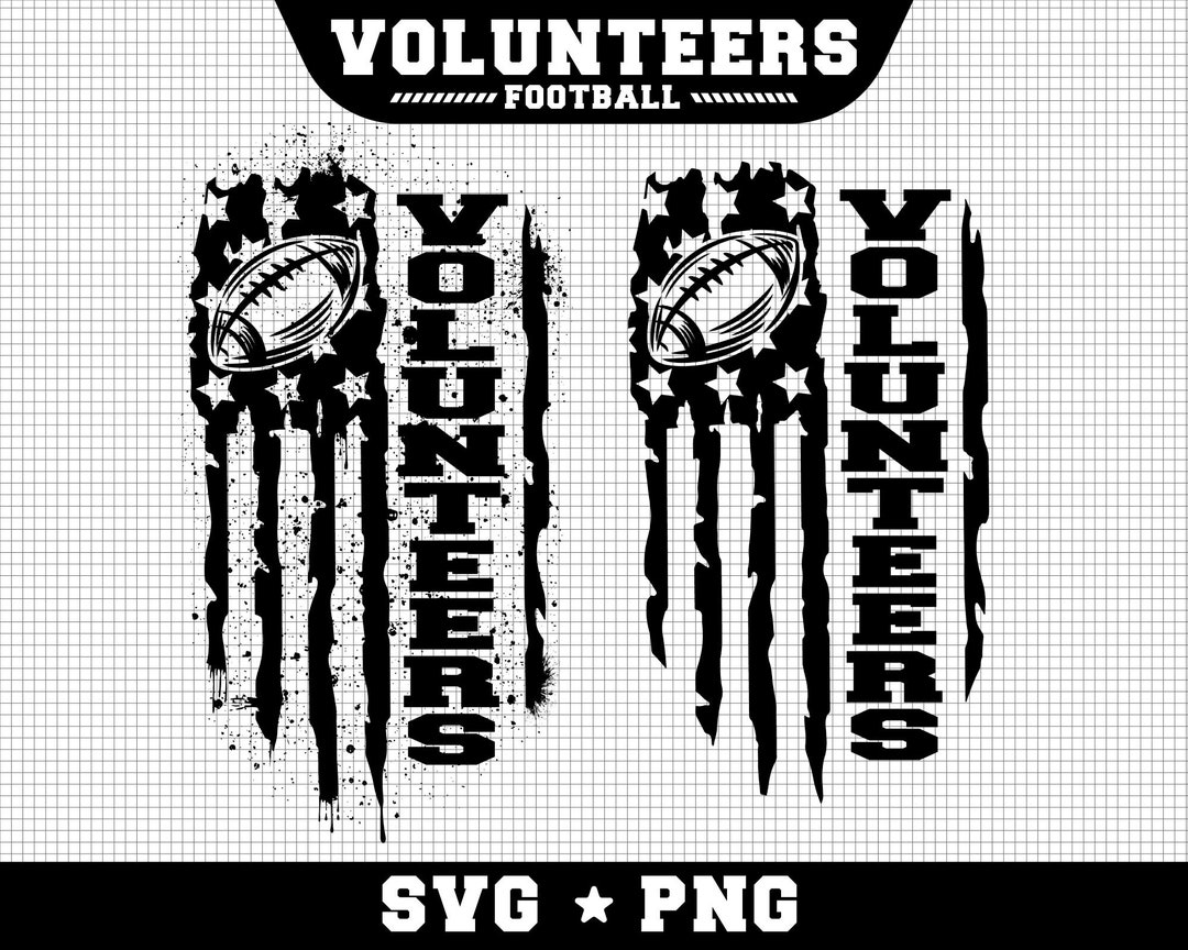 Volunteers Football Svg, Volunteers Svg, Game Day Svg, Football SVG ...