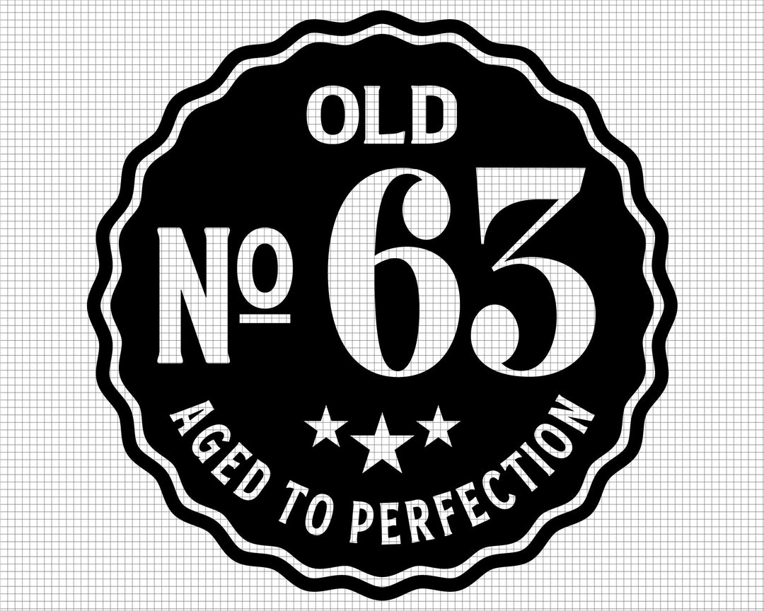 Old Number 63 Svg, Aged to Perfection Svg, Digital Download, 63rd ...