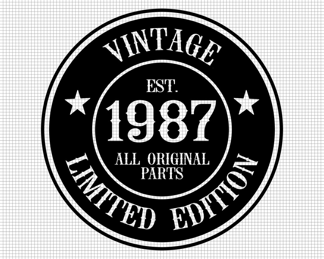 35th Birthday Svg, Printable, Cricut, All Original Parts Svg, 35th Svg ...