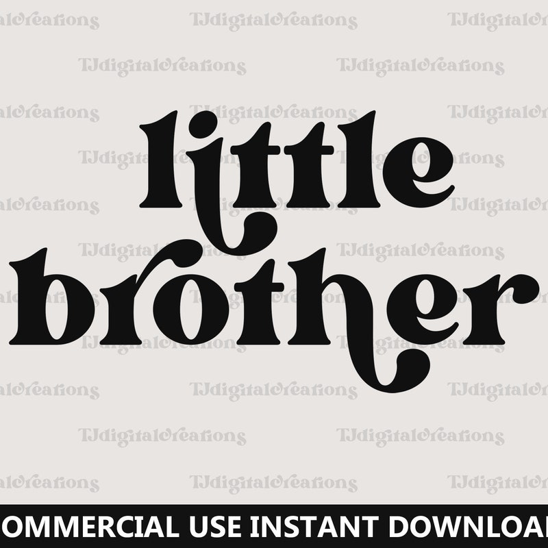 Little Brother Svg - Etsy