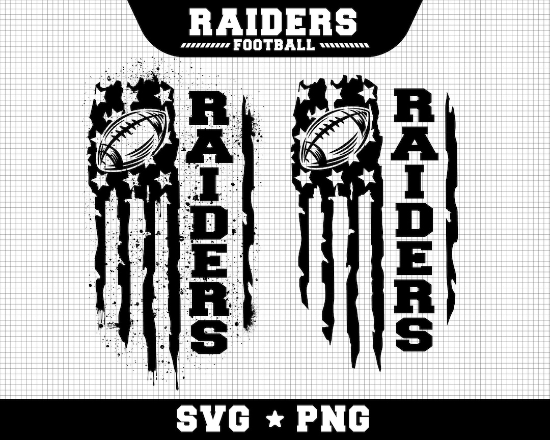 Raiders Football Svg, Raiders Svg, Game Day Svg, Football SVG, USA Flag SVG, Cut File Printable ...