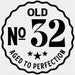 Old Number 32 Svg, Aged to Perfection Svg, Digital Download, 32nd ...