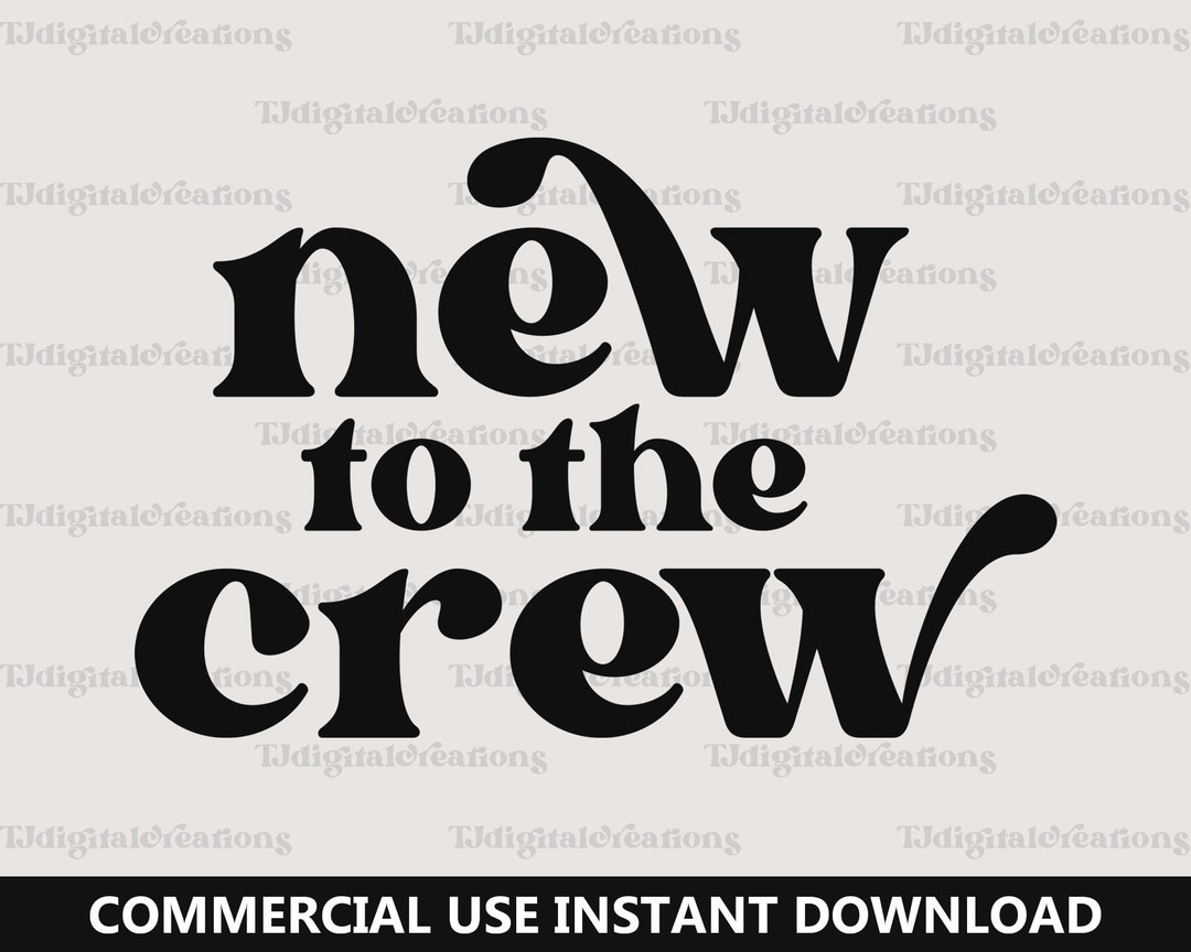 New to the Crew Svg, Baby Shower Svg, Digital Downloads, Onsie Svg ...