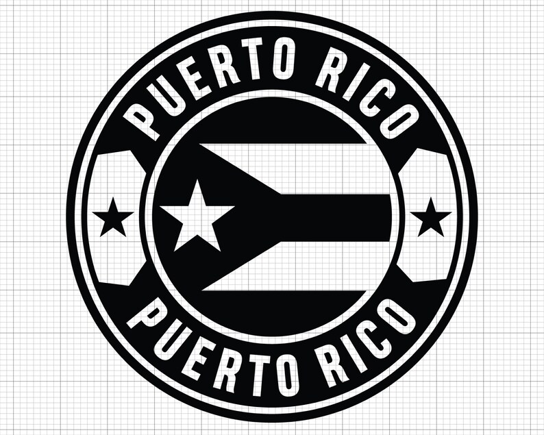 Puerto Rico Svg Digital Download Puerto Rico Flag Svg - Etsy