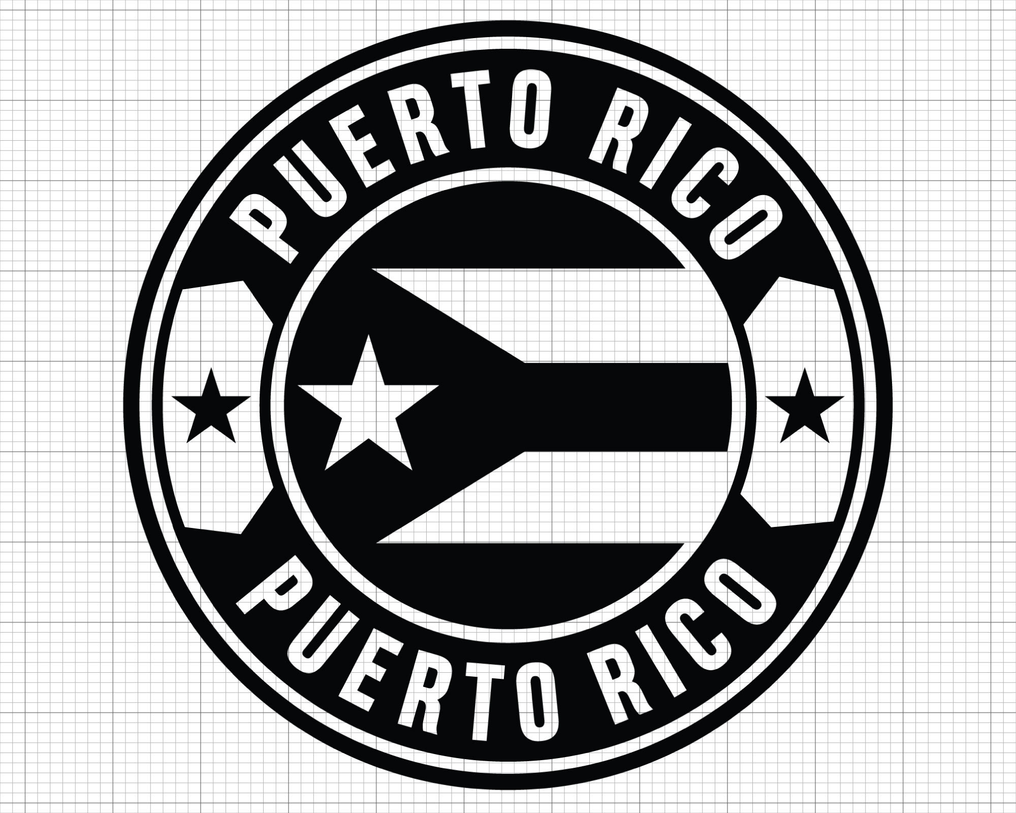 Puerto Rico Svg Digital Download Puerto Rico Flag Svg - Etsy