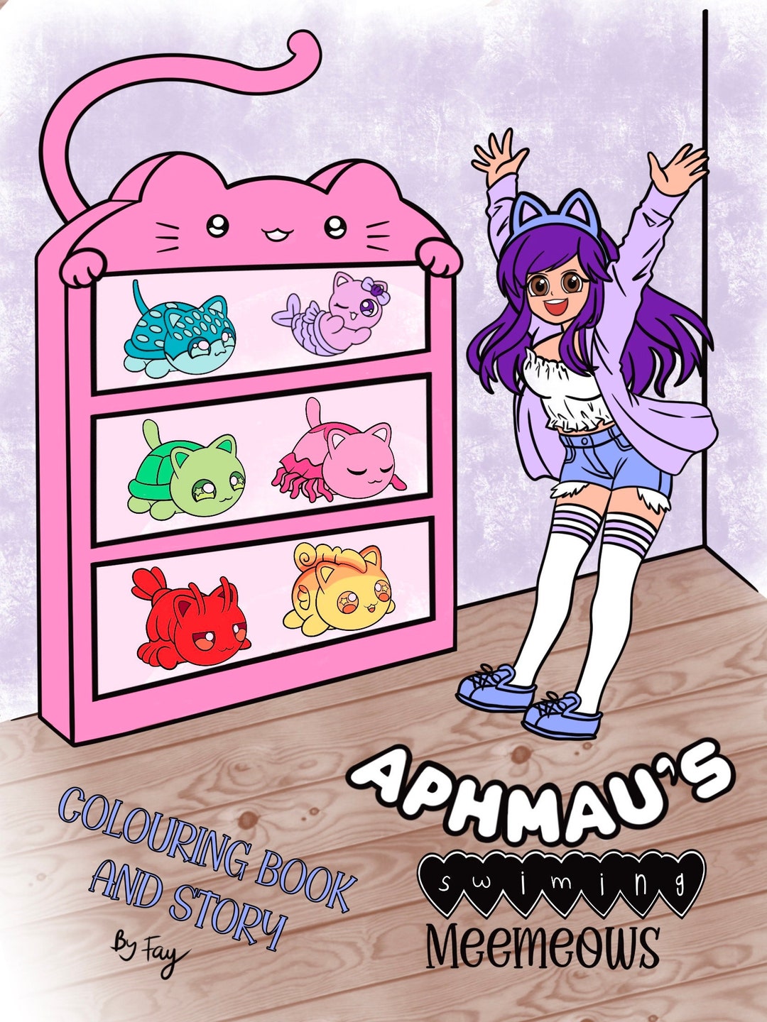 Meemeows Coloring Book for Children Aphmau - Etsy