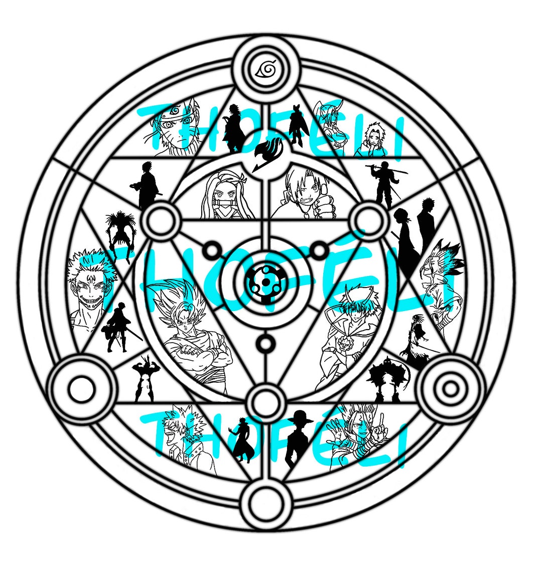 Aztec Manga Anime Calendar PNG Shonen Digital Download - Etsy