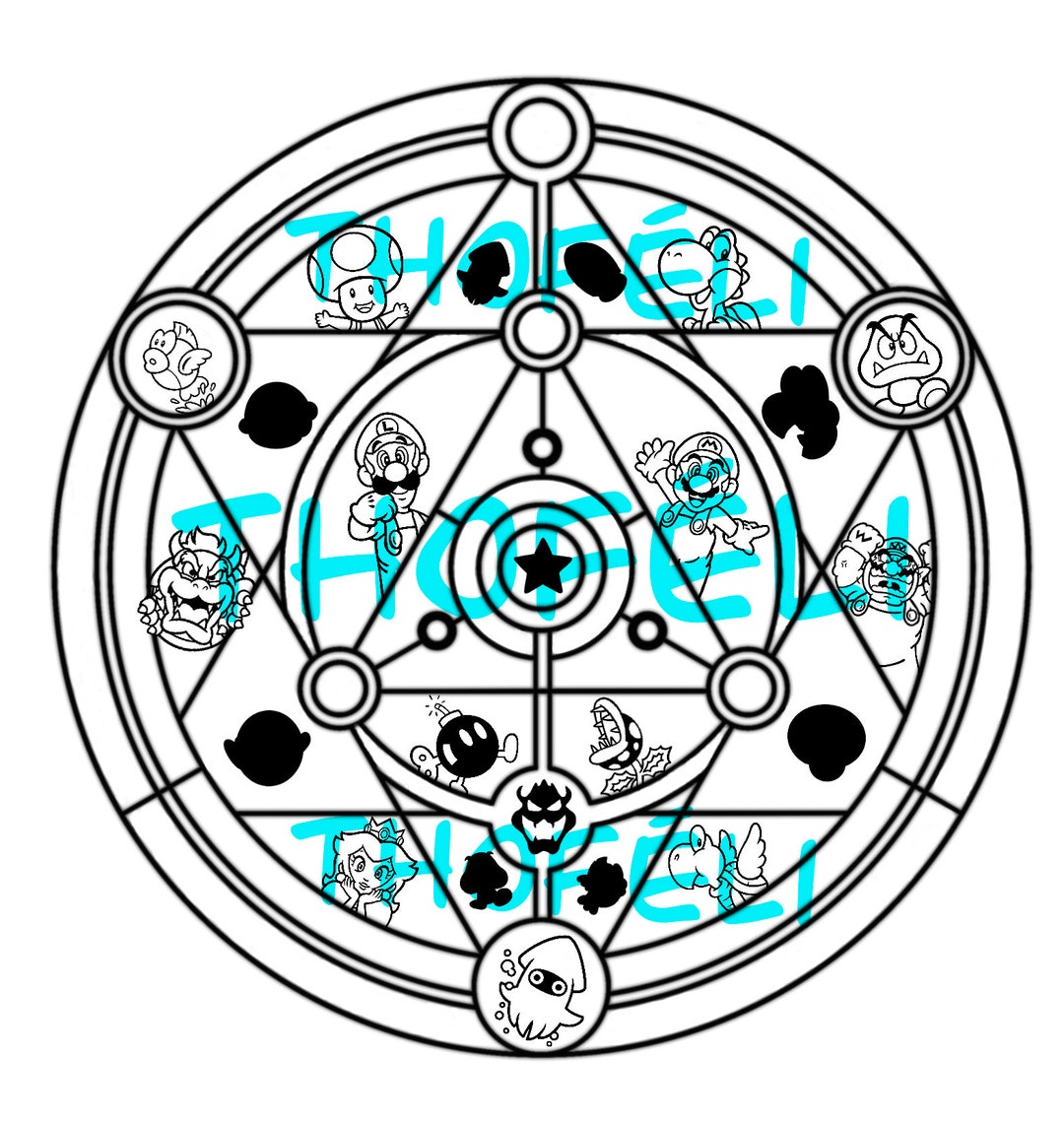 Calendar Bros Aztec Mario PNG Digital Download - Etsy