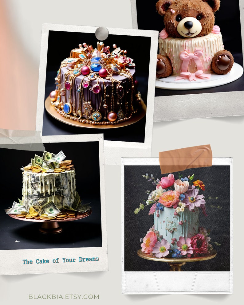 Chocolate Cake Printable, Cake Photo Print, Dessert Printable Art ...