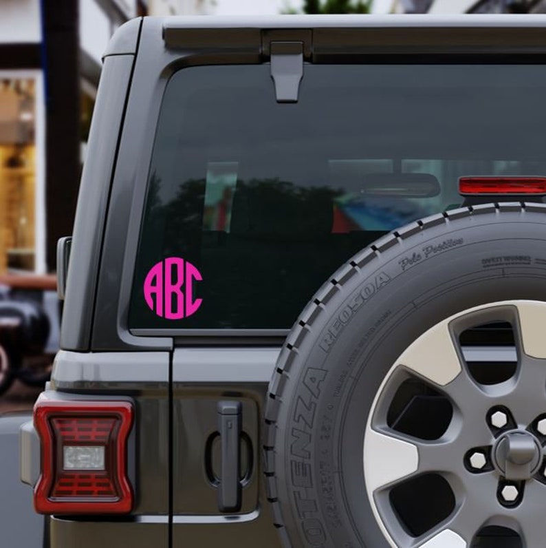 Circle Monogran Font SVG SVG Circle Font SVG Cricut - Etsy