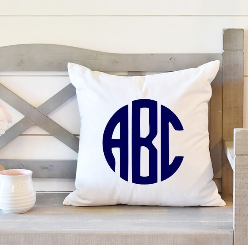 Circle Monogram Font SVG for Cricut and Silhouette - Etsy