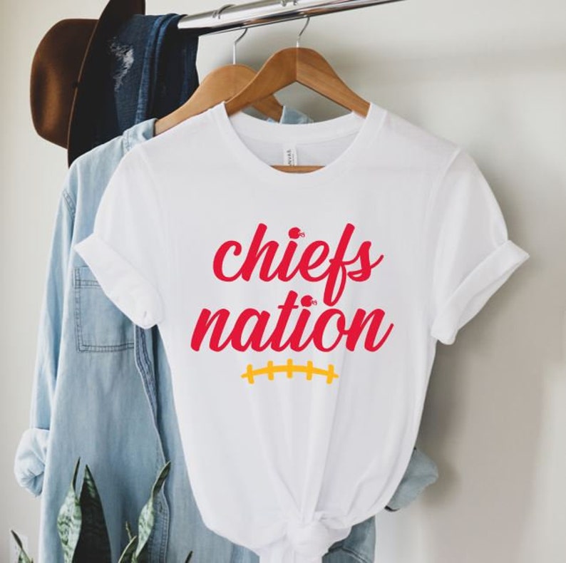 Chiefs Nation Svg, Football, Png, Jpg, Svg, Cricut Silhouette, Shirt ...