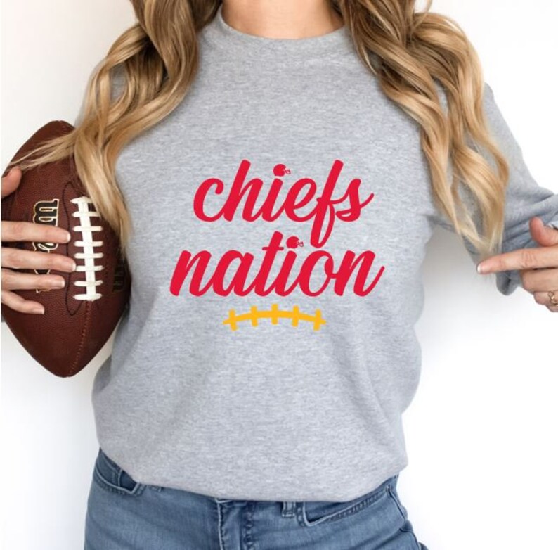 Chiefs Nation Svg, Football, Png, Jpg, Svg, Cricut Silhouette, Shirt ...