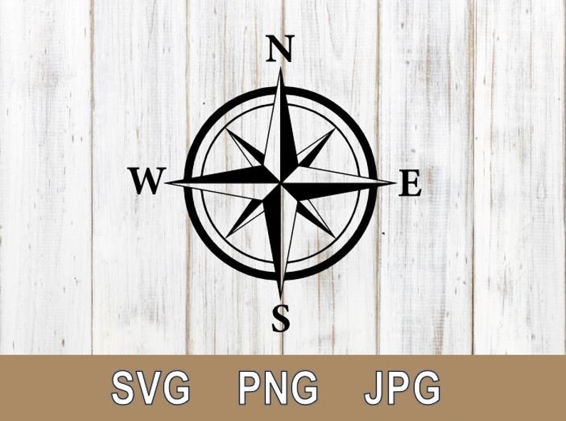 Compass SVG, Jpg, Png, Nautical Compass Svg, Cricut Silhouette ...