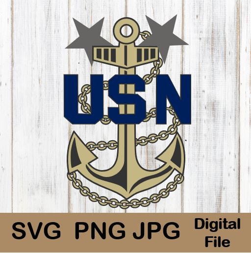 Navy Anchor, US Navy Anchor, USN Anchor, Jpg Png Svg, Digital Files, US ...