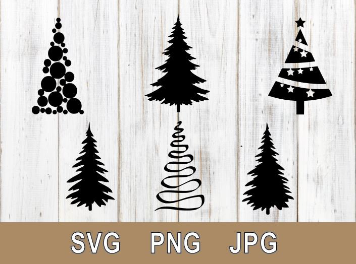 Christmas Tree Svg Bundle Christmas Svg Christmas Tree - Etsy