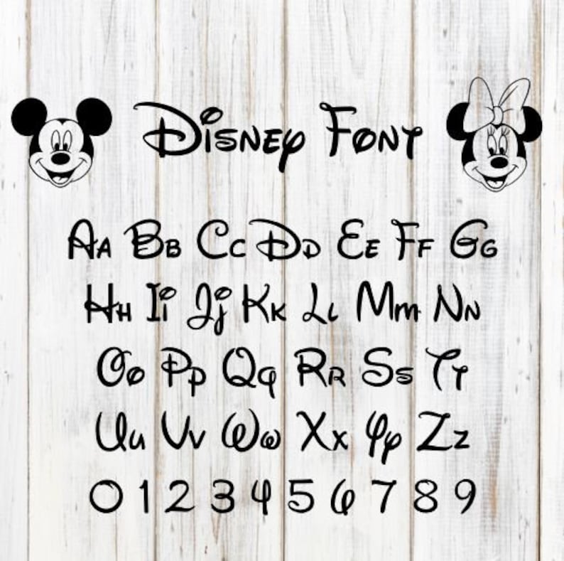 Mouse Alphabet SVG TTF, Mouse Font SVG, Cursive Font, Script Font ...