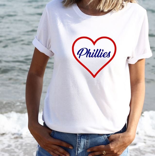 Phillies SVG, Baseball Heart SVG, Baseball Shirt SVG, Digital Download ...