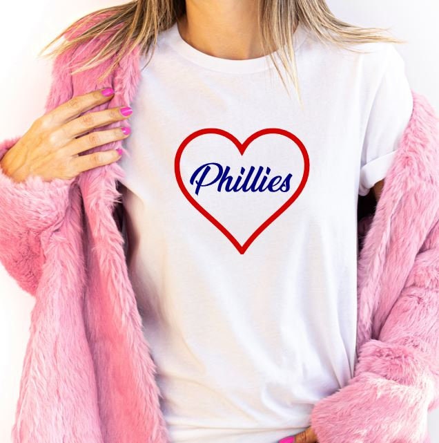 Phillies SVG, Baseball Heart SVG, Baseball Shirt SVG, Digital Download ...