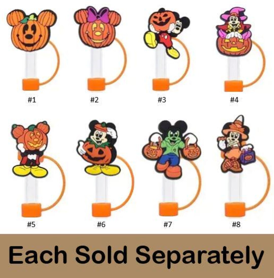 Fall & Thanksgiving Straw Topper, Halloween, Pumpkin Straw Cover ...