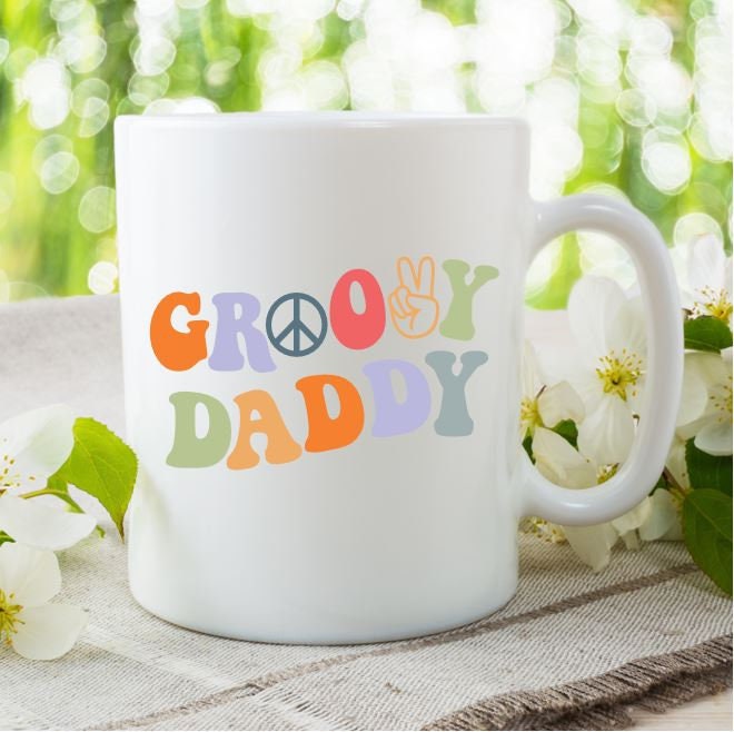 Groovy Daddy SVG, Png Jpg, Groovy Daddy Tshirt, Hippie, Hippie Flower ...