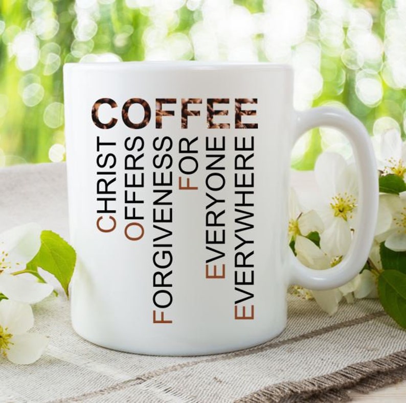 Coffee Christ Offers Forgiveness for Everyone Everywhere PNG ...