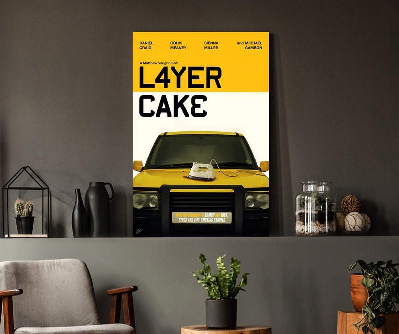 Original Layer Cake Movie Poster Box Canvas 30" X 20" X 1.5" - Etsy UK