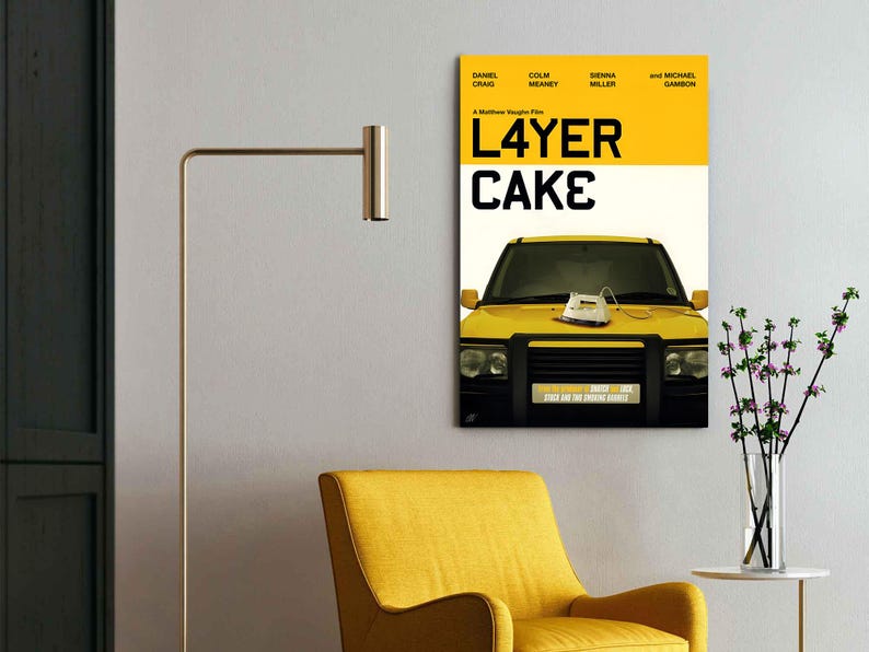Original Layer Cake Movie Poster Box Canvas 30" X 20" X 1.5" - Etsy UK