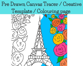 Paris Themed Template - Etsy