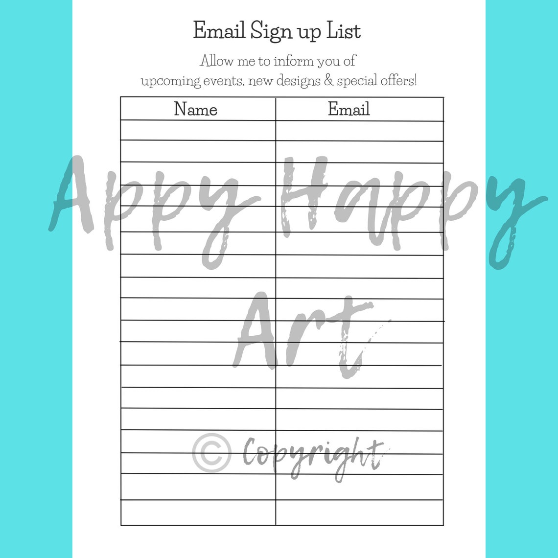 Paint Party Planner Bundle, Instant Digital Download, Checklists ...