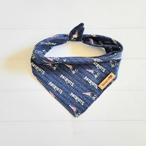 New England Patriots Dog Bandana Cat Bandana Football Sports Team Go Pats Etsy