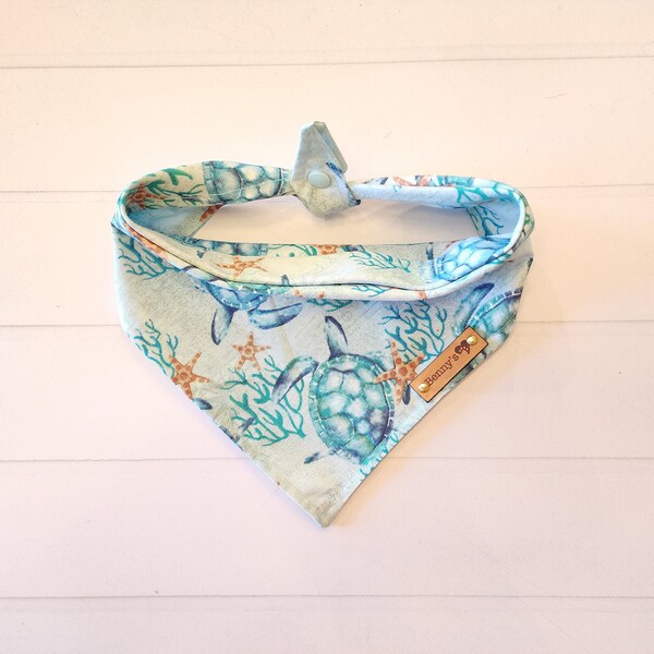Sea Turtle Bandana - Etsy