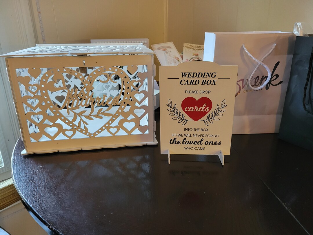 Wedding Card Lock Box - Etsy