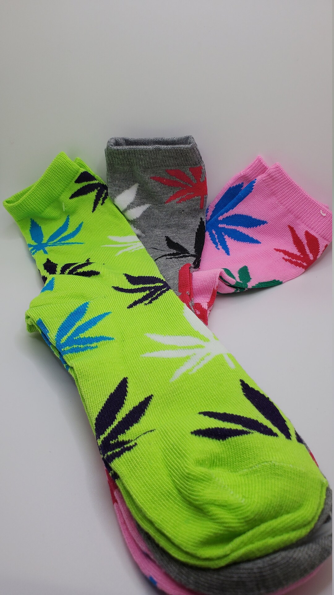 Marijuana Leaf Sock 3 Pair - Etsy