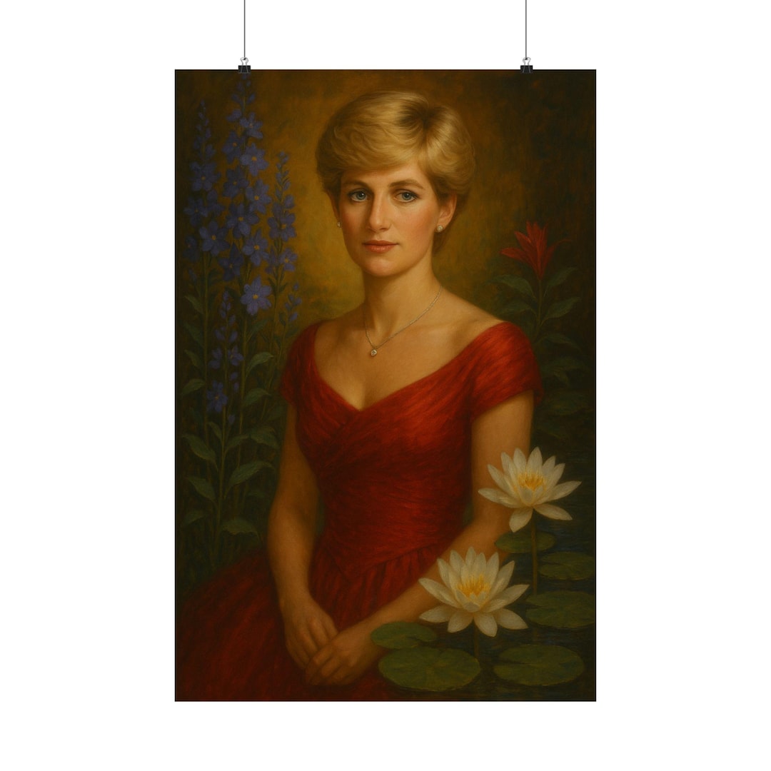 Princess Diana Birthday Matte Vertical Posters, Wall Art Decor, Room ...