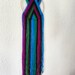 Rainbow Macrame Hoop Yarn Wall Hanging Macrame Wall Hanging - Etsy