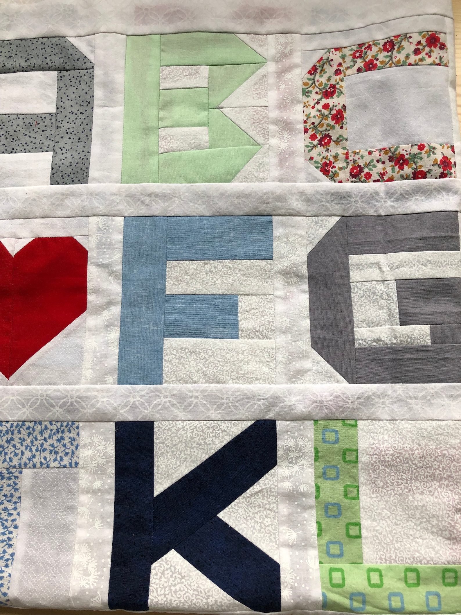 Alphabet Quilt Pattern: Foundation Paper Pieced ABC Blocks (PDF Pattern ...