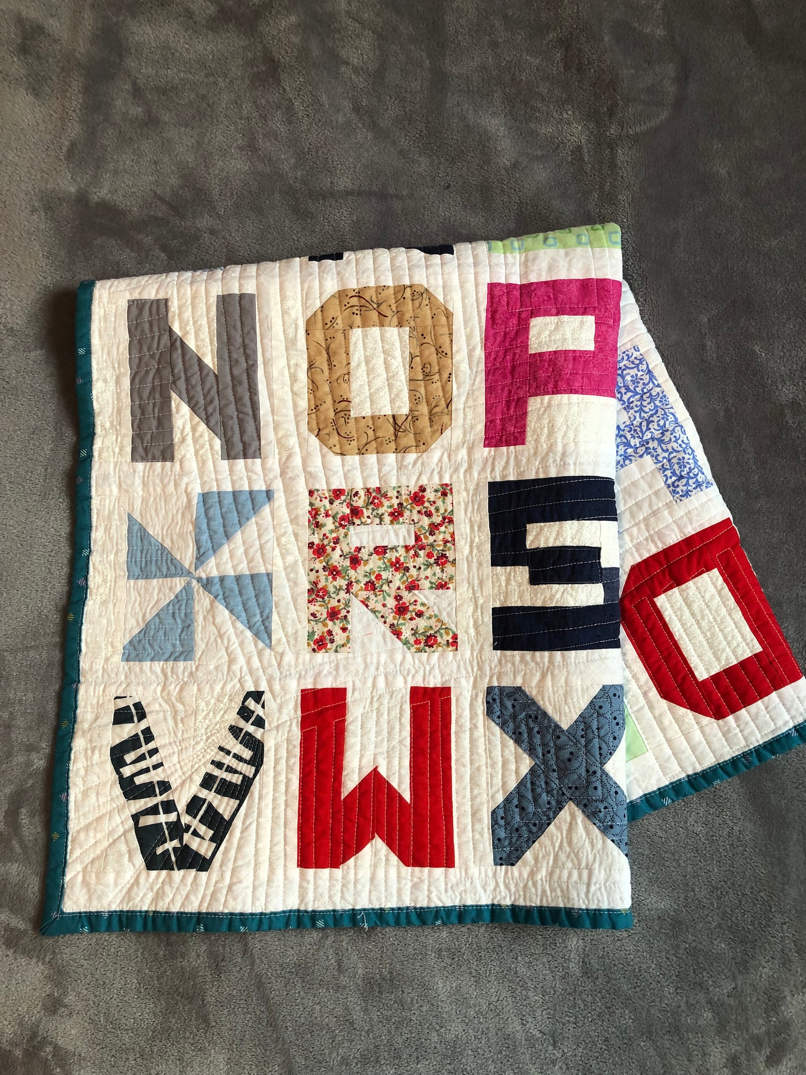 Alphabet Quilt Pattern: Foundation Paper Pieced ABC Blocks (PDF Pattern ...